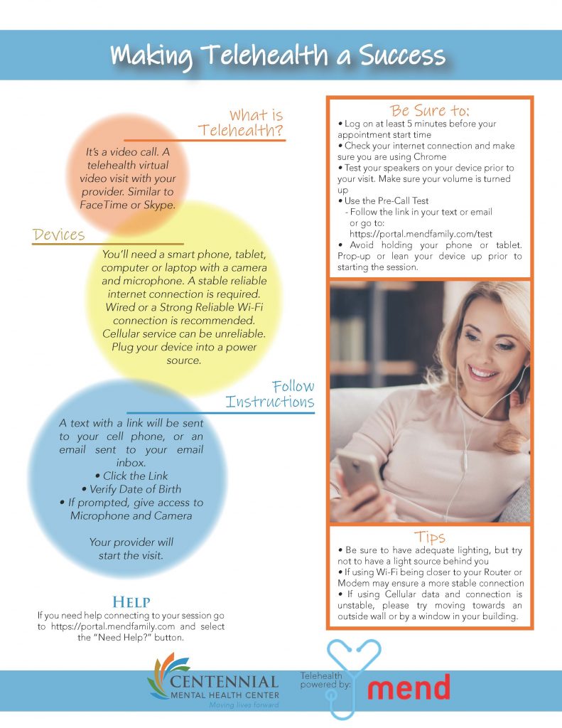 Client Expectations (Telehealth) - Centennial Mental Health Center